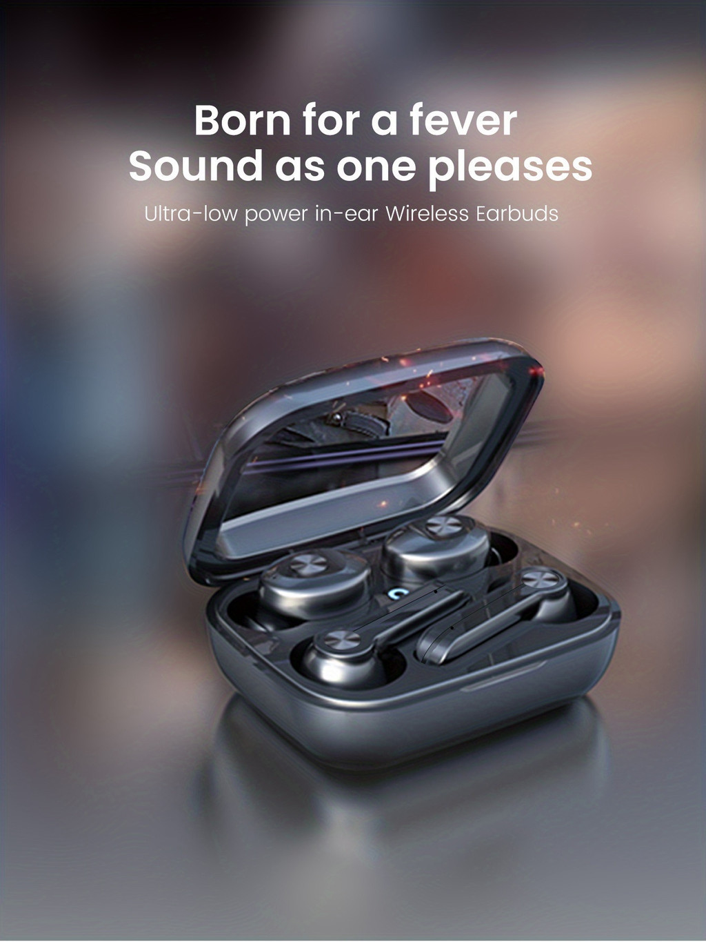 TWS Wireless Earbuds HD Audio Headphone Hands-Free Calls Intuitive ...