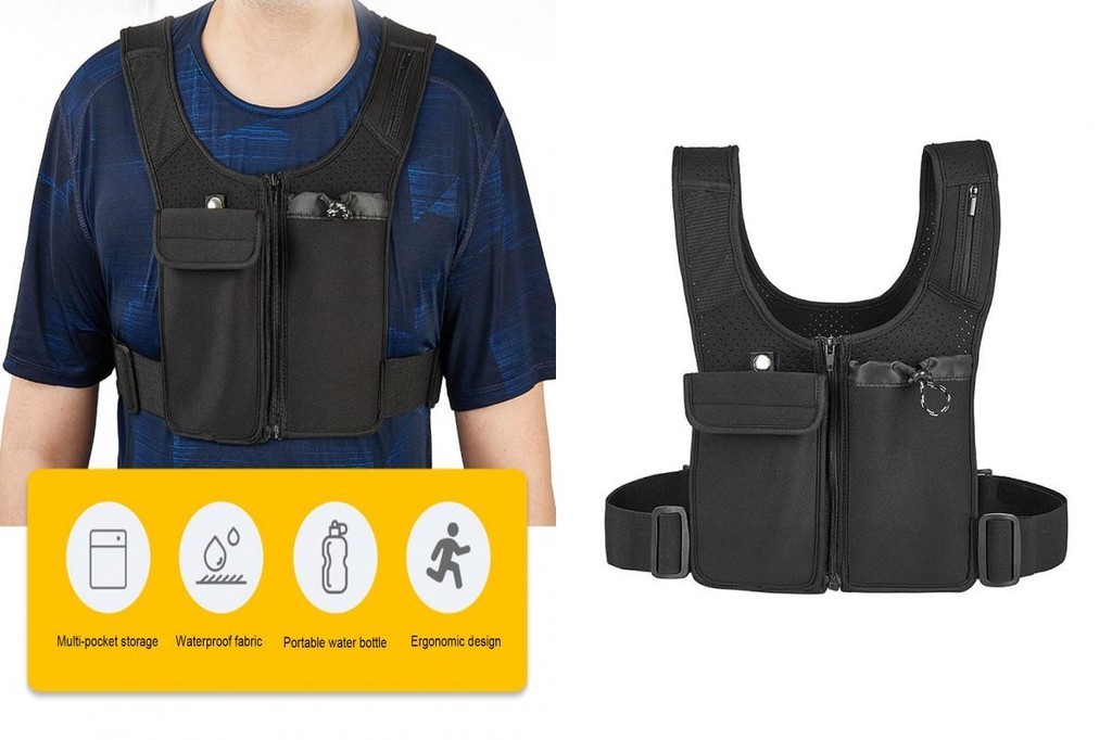 LAPG Running Chest Pack Waterproof Waterproof Running Chest Bag ...