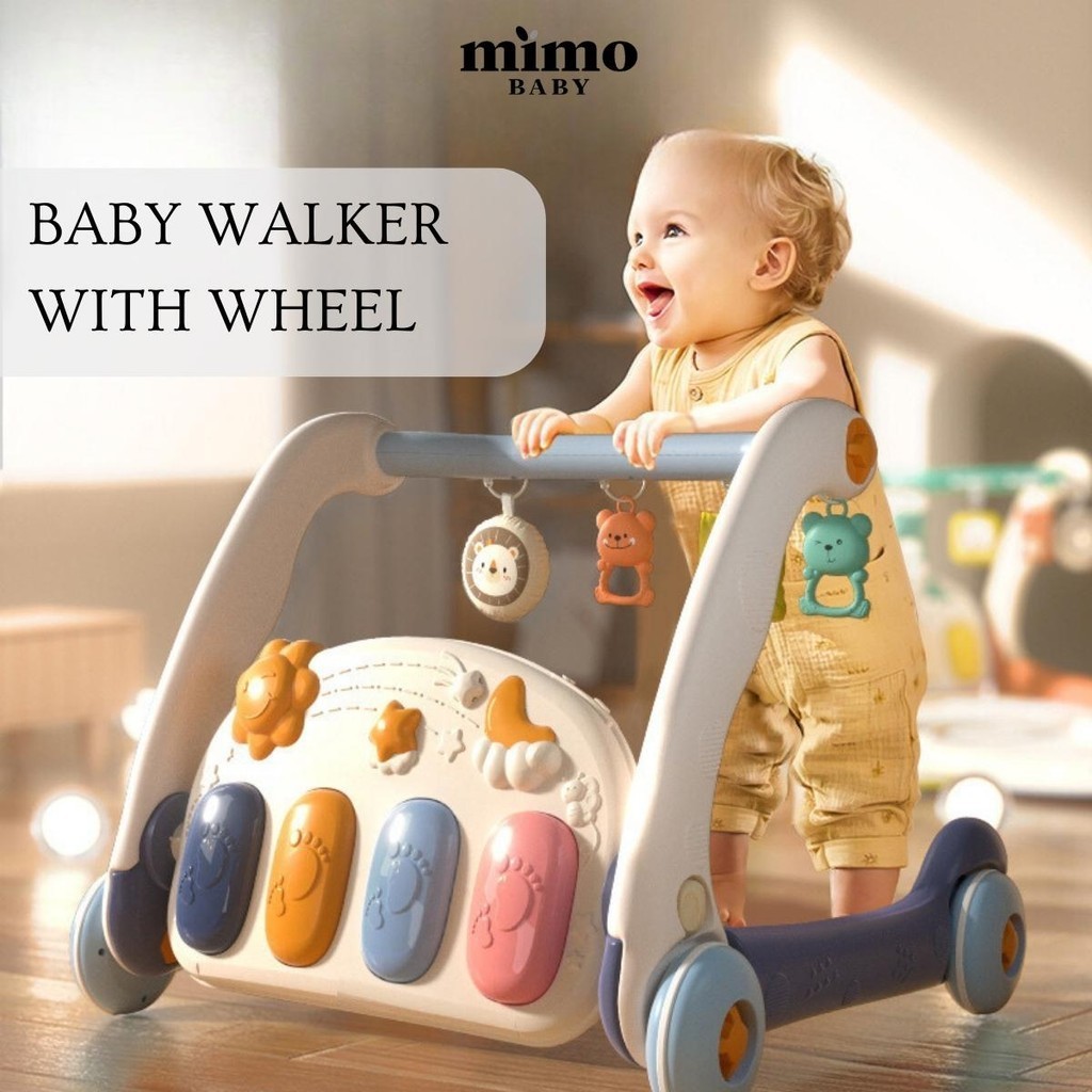 Mimo Baby 6 IN 1 Premium Baby Play Gym with Soft Mat & Colorful Music ...