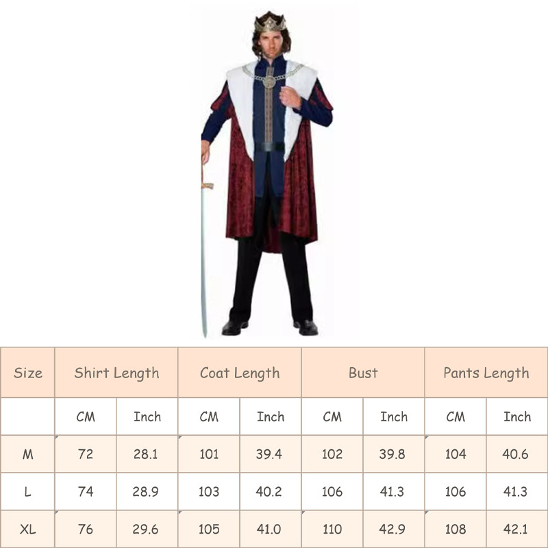Traditional European Palace King Queen Cosplay Costume For Adult Loyal ...