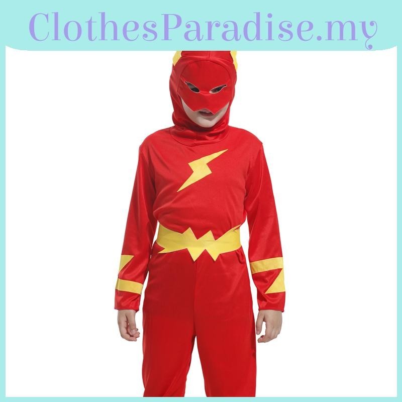 Adult The Children Flash Chest Outfit Fancy Costume Kids Superheroes ...
