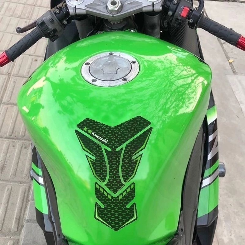 Kawasaki Ninja250/300/350 ZX-6R/10R Fuel Tank Stickers Fishbone ...