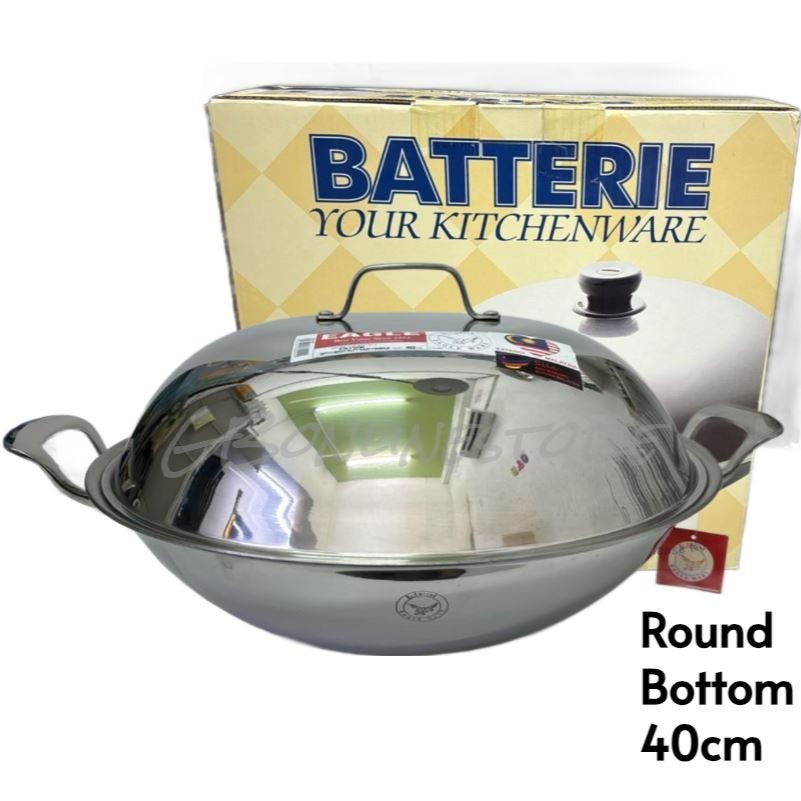 EAGLE Stainless Steel 5 Ply Wok 40cm | Shopee Malaysia