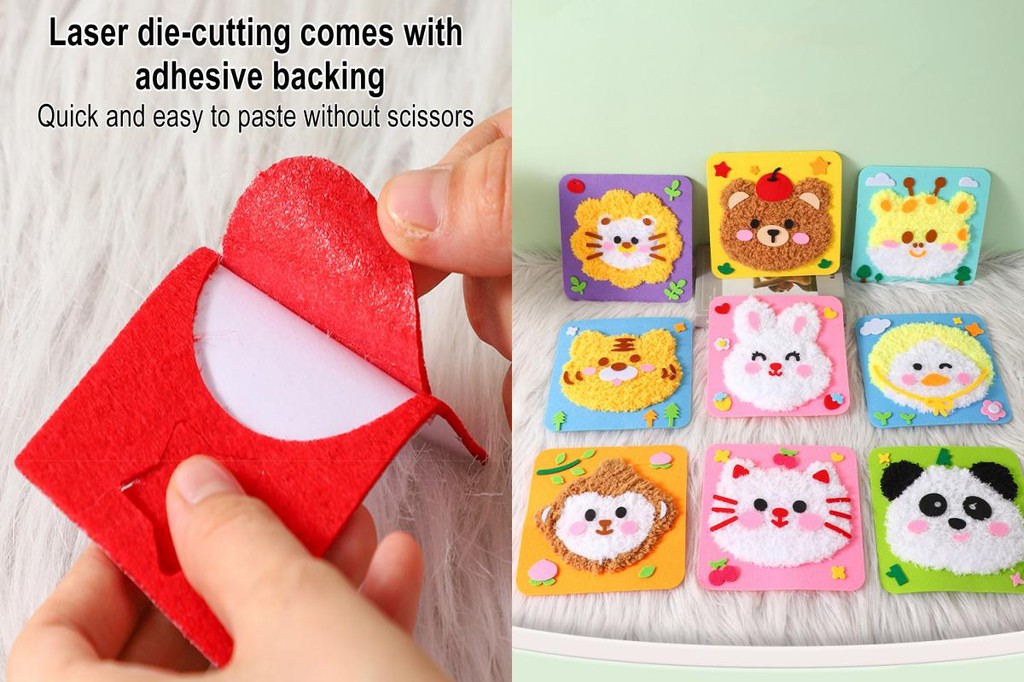 ALINA Craft Embroidery Kit Duck Craft Sewing Kit Diy Cartoon Embroidery ...