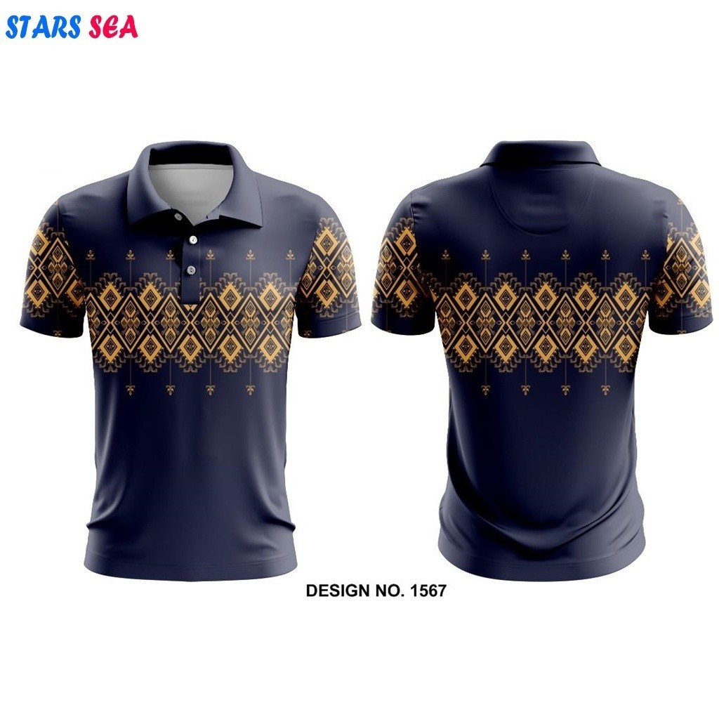 asean inspired ethnic attire barong agalog batik polo for men ...