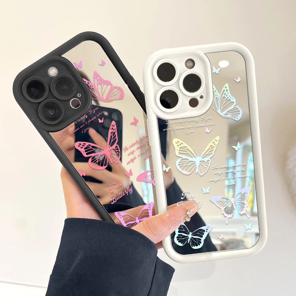 Romantic Butterfly Mirror Casing For Honor 200 300 90 Lite 70 50 X7 X9 ...
