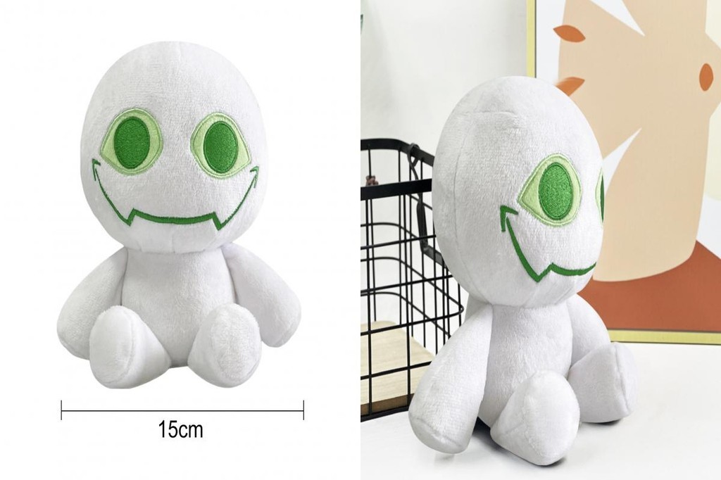 Dj Sitting Man Ornament Plush Man Toy Adorable Big Eyes Man Plush Toy ...