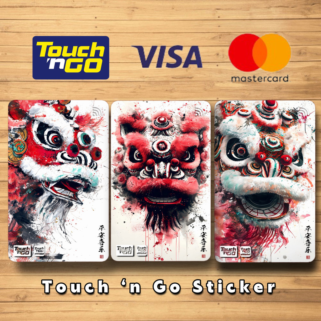 ( CNY Series 3 ) Touch n Go Card Sticker Cover TNG / MASTER / VISA ...