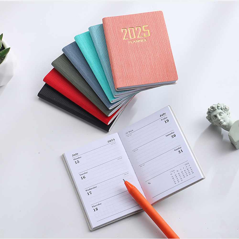 2025 A7 Mini Pocket Notebook 365 Days Notepad Diary Notebook Planner ...