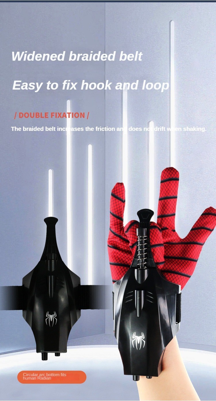 New Spider-Man Spider Silk Launcher Web shooter with magnet Auto ...