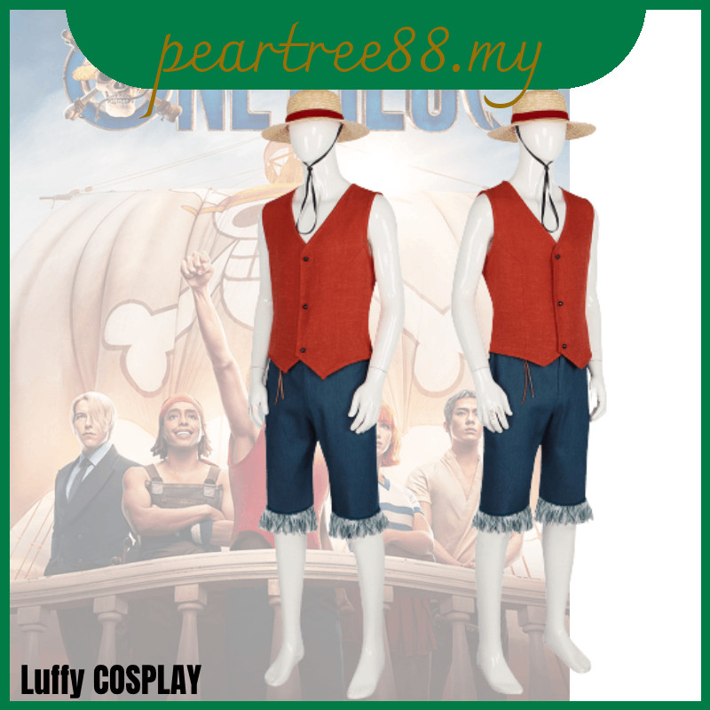 Quality Premium One Piece Luffy Cosplay Clothing Great Parties Costume ...