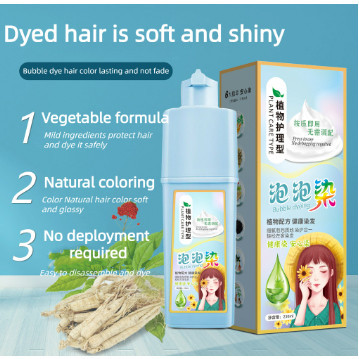 Plant bubble hair dye, Household shampoo Pure plant natural mild hair ...