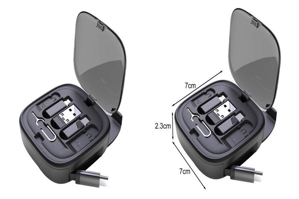 SN Cable Convertor Box Charging Adapter Box Multi-function Usb Data ...