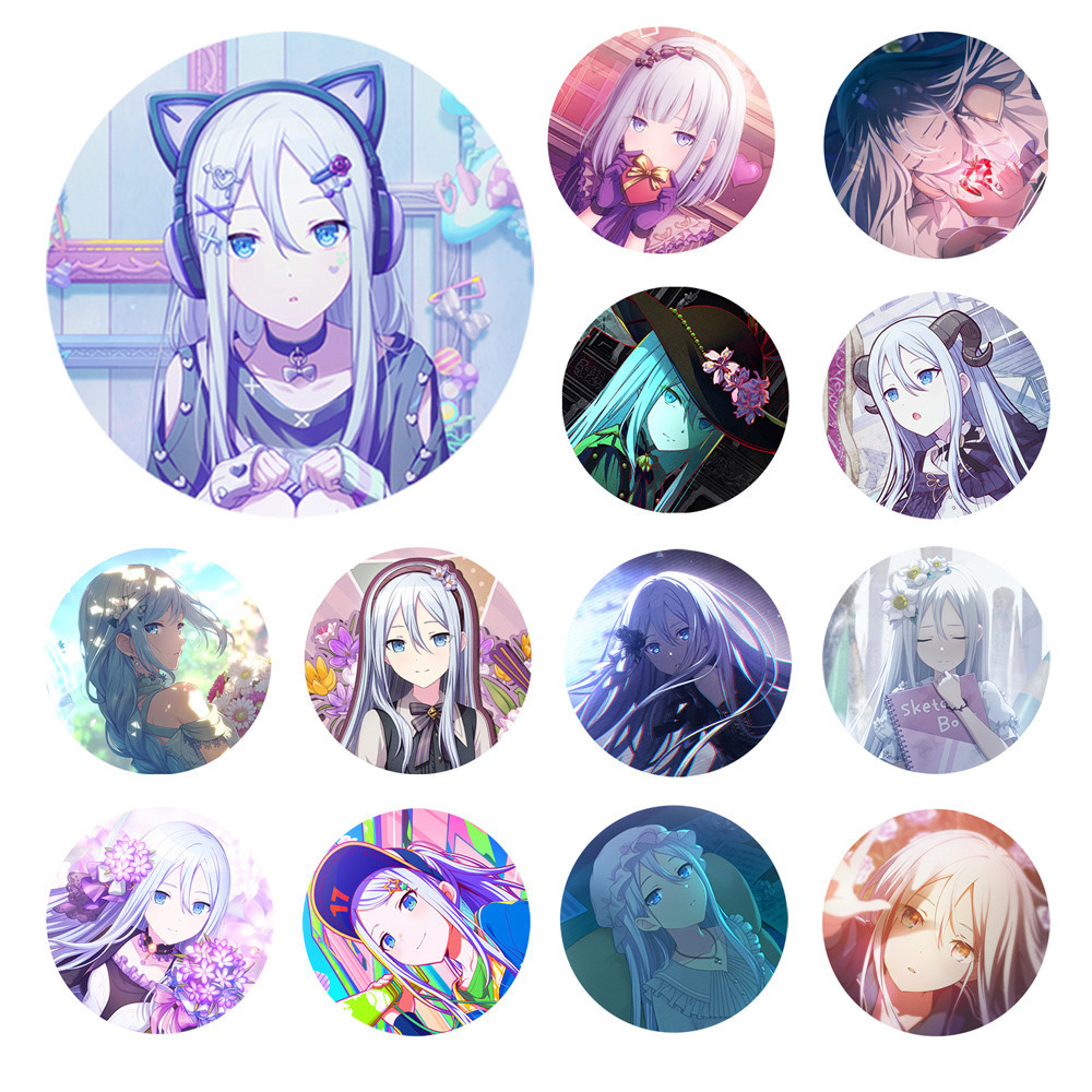 Project SEKAI Anime Yoisaki Kanade 25 Nightcord 50mm Metal Badge Brooch ...