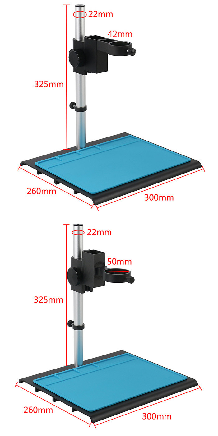 Aluminum Alloy Adjustable Focusing Bracket Focusing Holder Table Stand ...