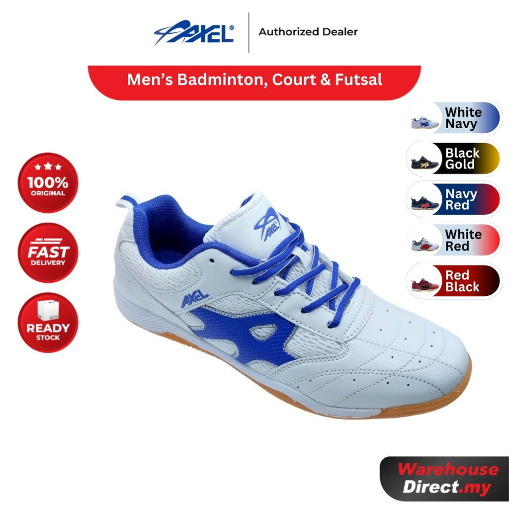 AXEL Men's Performance Grip Court Badminton Futsal Shoes MI9799 ...