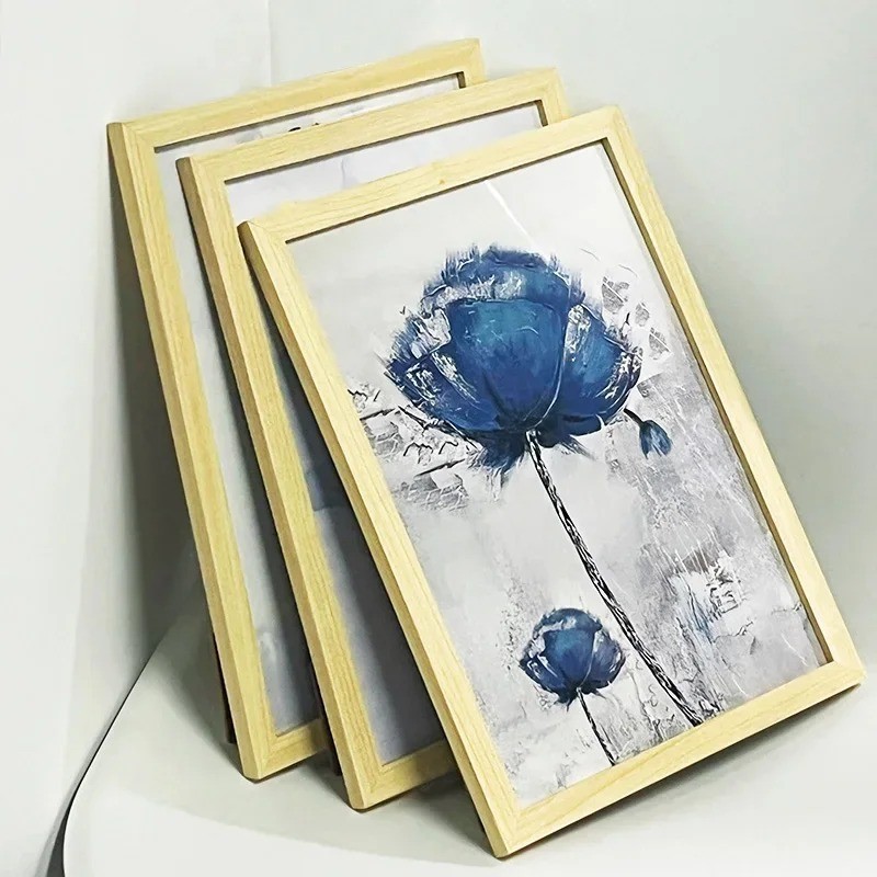3pcs A4 Black White and Almond Wooden Frames High Quality A3 Poster ...
