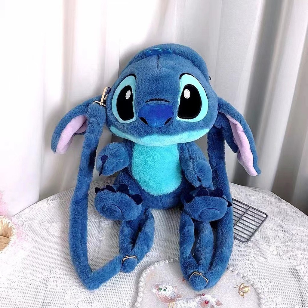 New Stitch Backpack Plush Star Treasure Messenger Bag Female | Shopee ...