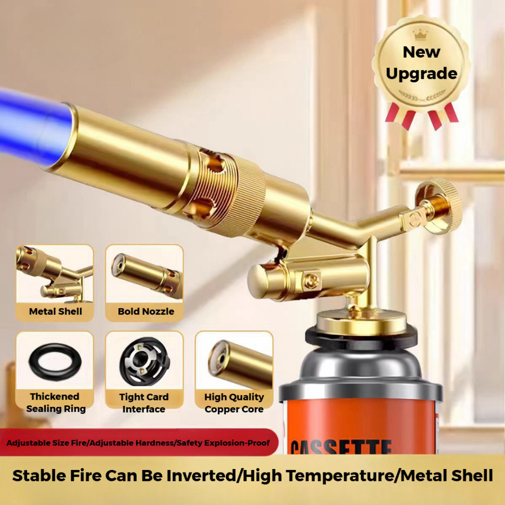 1500℃ Welding Torch Portable Gas Burner Flame Gun High Temperature ...