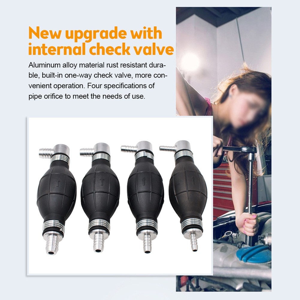 [DELA] 1Pcs 6/8/10/12mm Fuel Pump Hand Primer Siphon Transfer Liquids ...