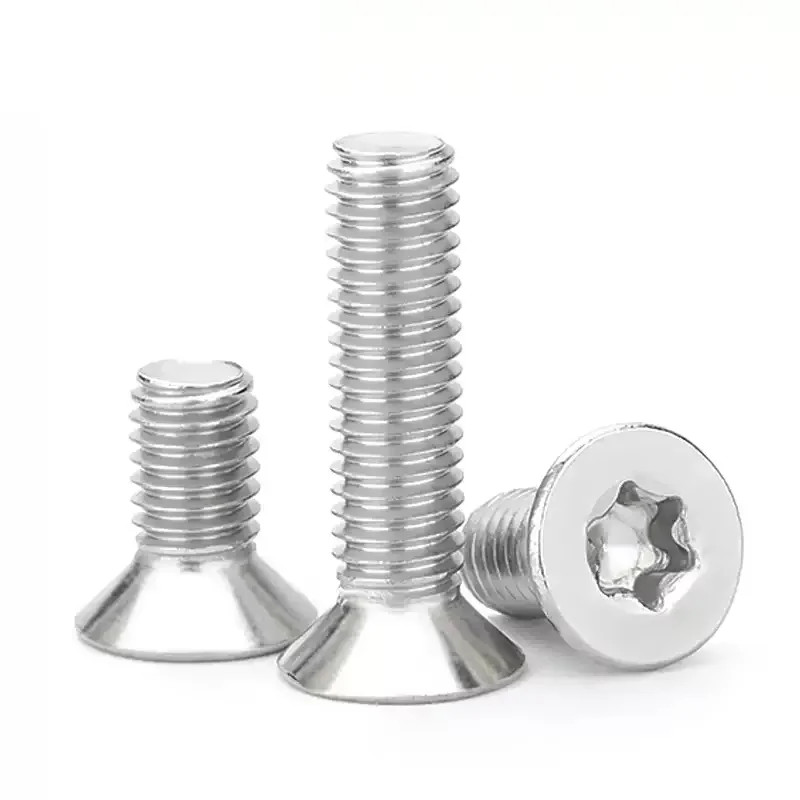 M2 M2.5 M3 M4 M5 M6 M8 304 Stainless Steel Torx Countersunk Head Screw Six-Lobe Flat Head Bolts ...