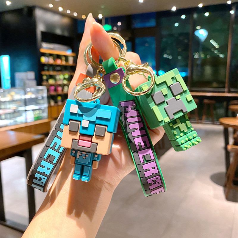 Minecraft Key Ring Children's Gift Bag Pendant | Shopee Malaysia