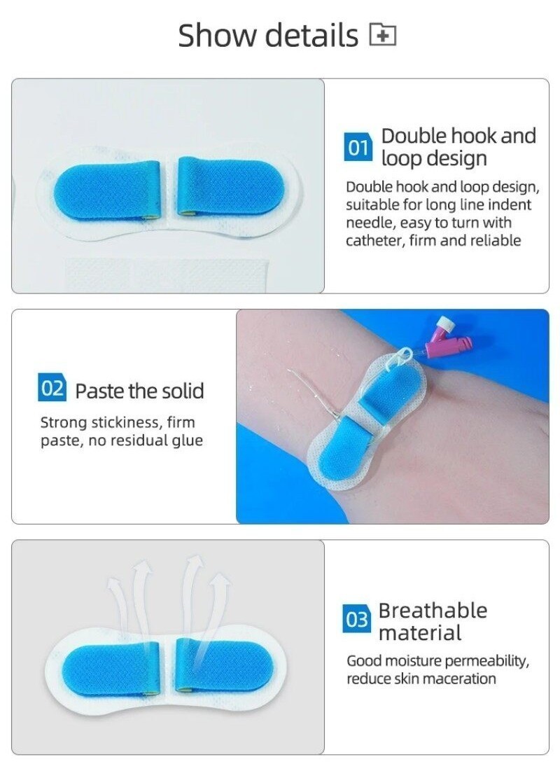 Drainage tube holder Urinary catheter stent Legband Fixation Stickers ...