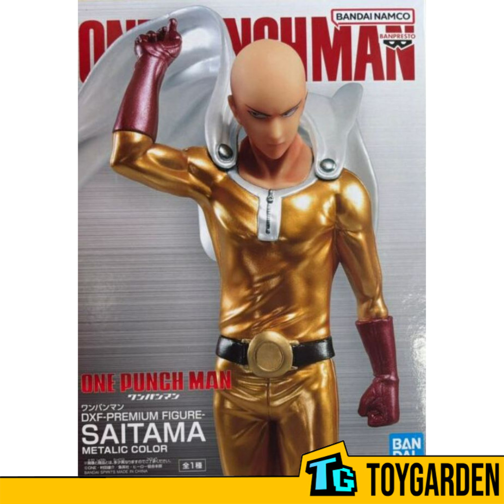 Banpresto One Punch Man DXF Premium Figure Saitama Metalic Color (89081 ...