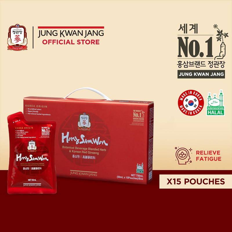 Jung Kwan Jang Korea Red Ginseng Hong Sam Won (Halal) 正官庄高丽红参元饮 ...