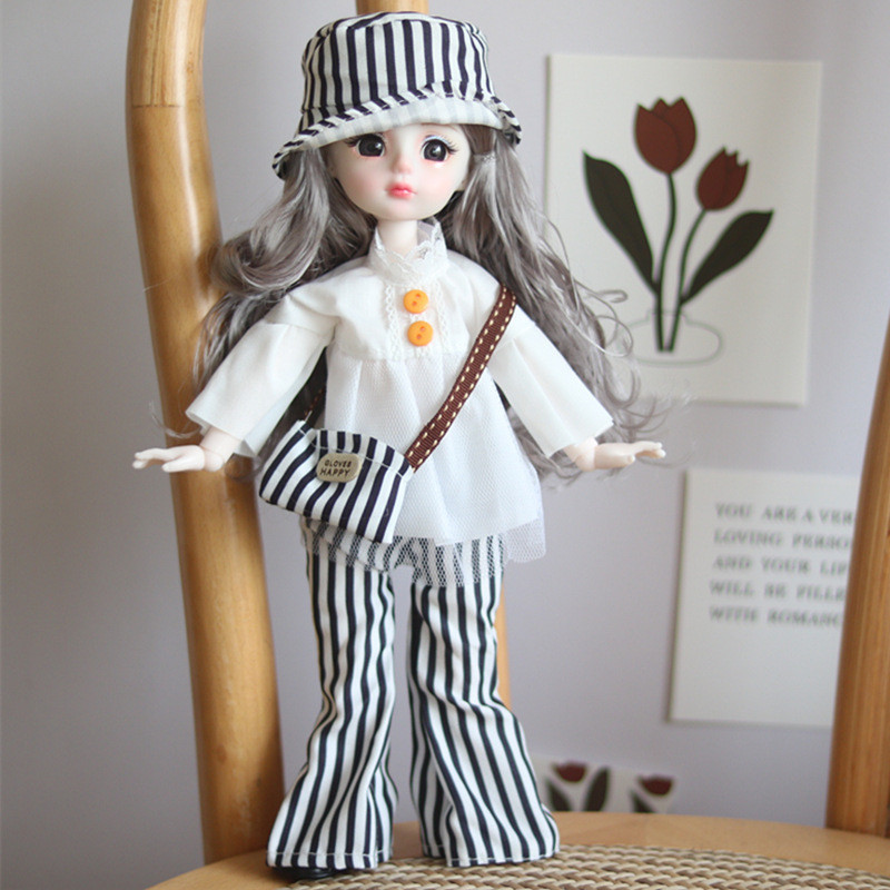1/6 Bjd Doll's Clothes Accessories for 30cm Baby Doll Dress Up Toys ...