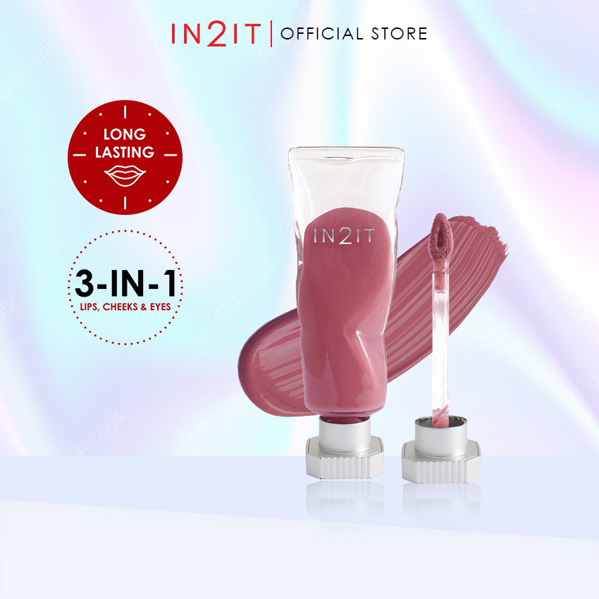 IN2IT Paint It for Lips, Cheeks, Eyes 7g (PI) [Halal Certified ...