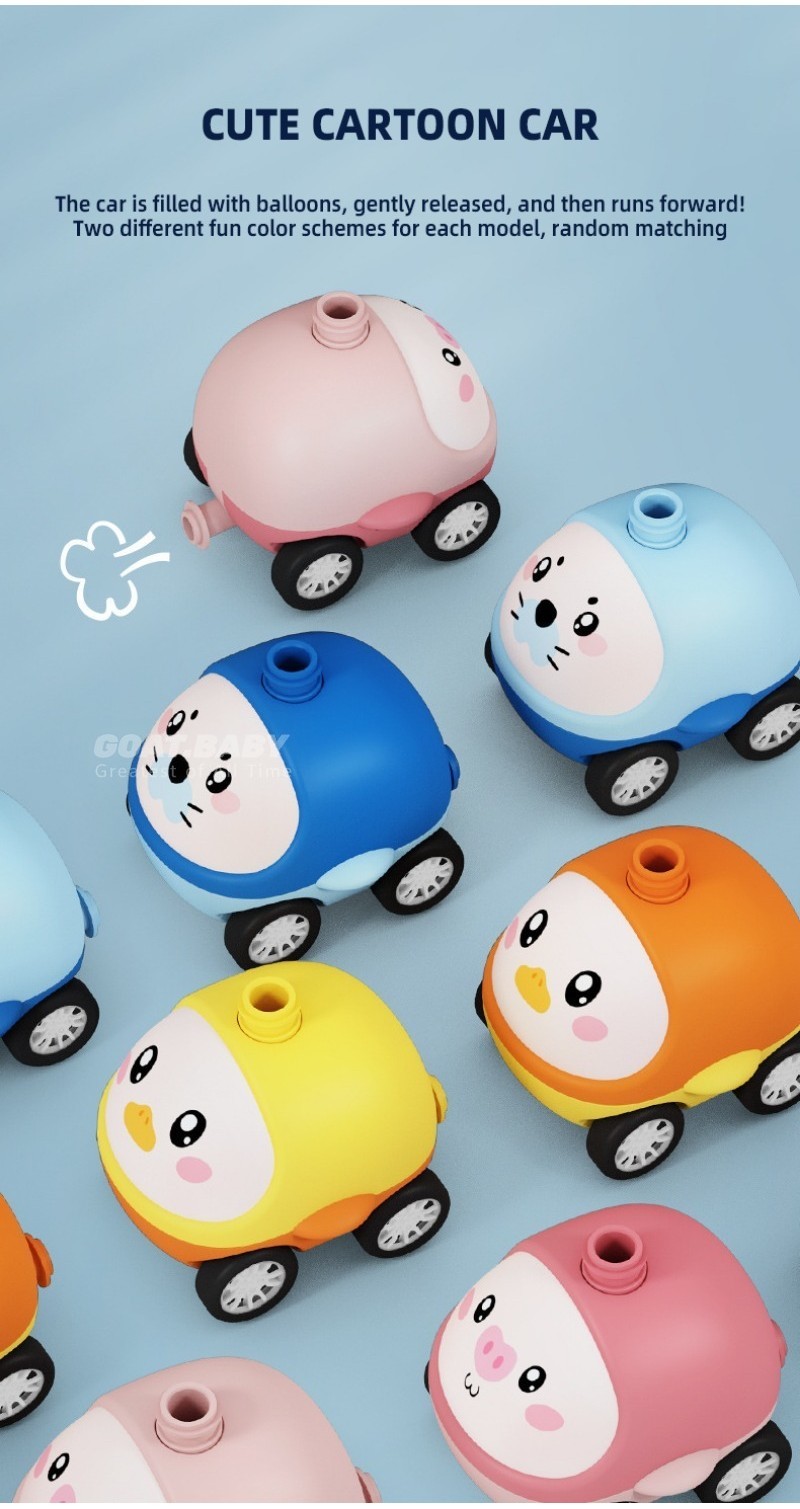 Baby Aerodynamic Animals Car Kids Cars Educational Toys Air Powered ...