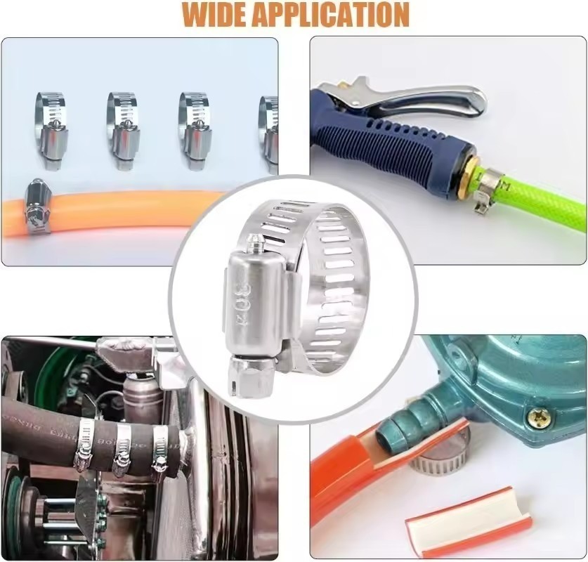Stainless Steel Screw Band Hose Clamps - Worm Gear Plier Tools - Faucet ...