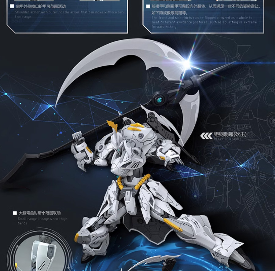 SNAA SC-007 Iron Sickle Knights Model Kit - "Knights of the Round Table ...