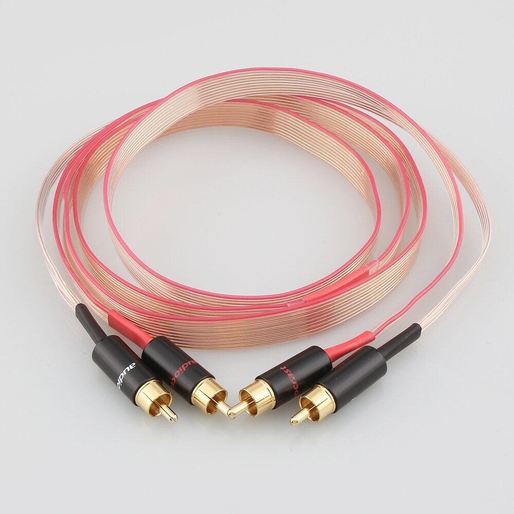 Nordostn OCC Copper Audio Signal Cable with Gold Plated RCA Plug Hifi ...