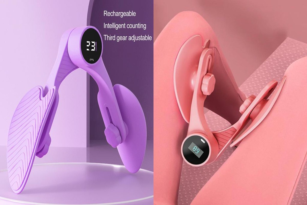 [rukouh] Thigh Master with Counter Spring-loaded Thigh Exerciser Lcd Thigh Master with 3 ...