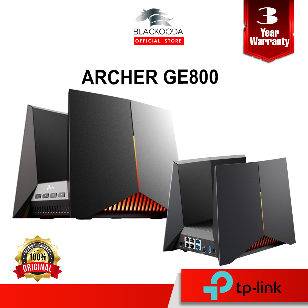 TP-LINK ARCHER GE800 BE19000 Tri-Band Wi-Fi 7 Gaming Router | Shopee ...