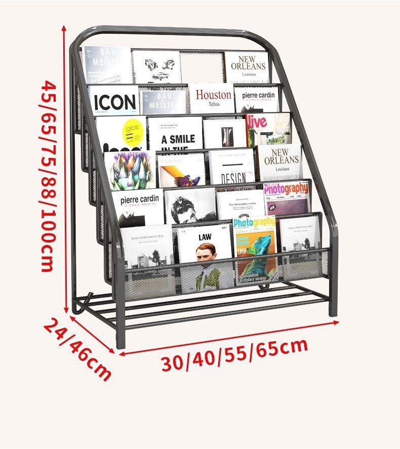 Magazine Rack Display Rack Book Newspaper Rack Promotional Information ...
