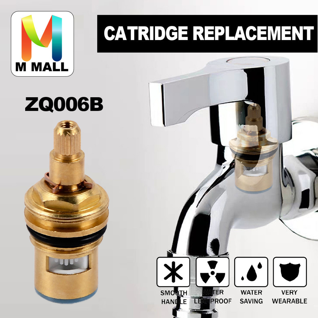 Stainless Steel Brass Ceramic Sink Water Tap Cartridge Replacement ...