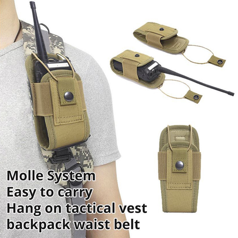 Universal Radio Case, Walkie-Talkie Nylon Holder Holster Case Pouch Bag ...
