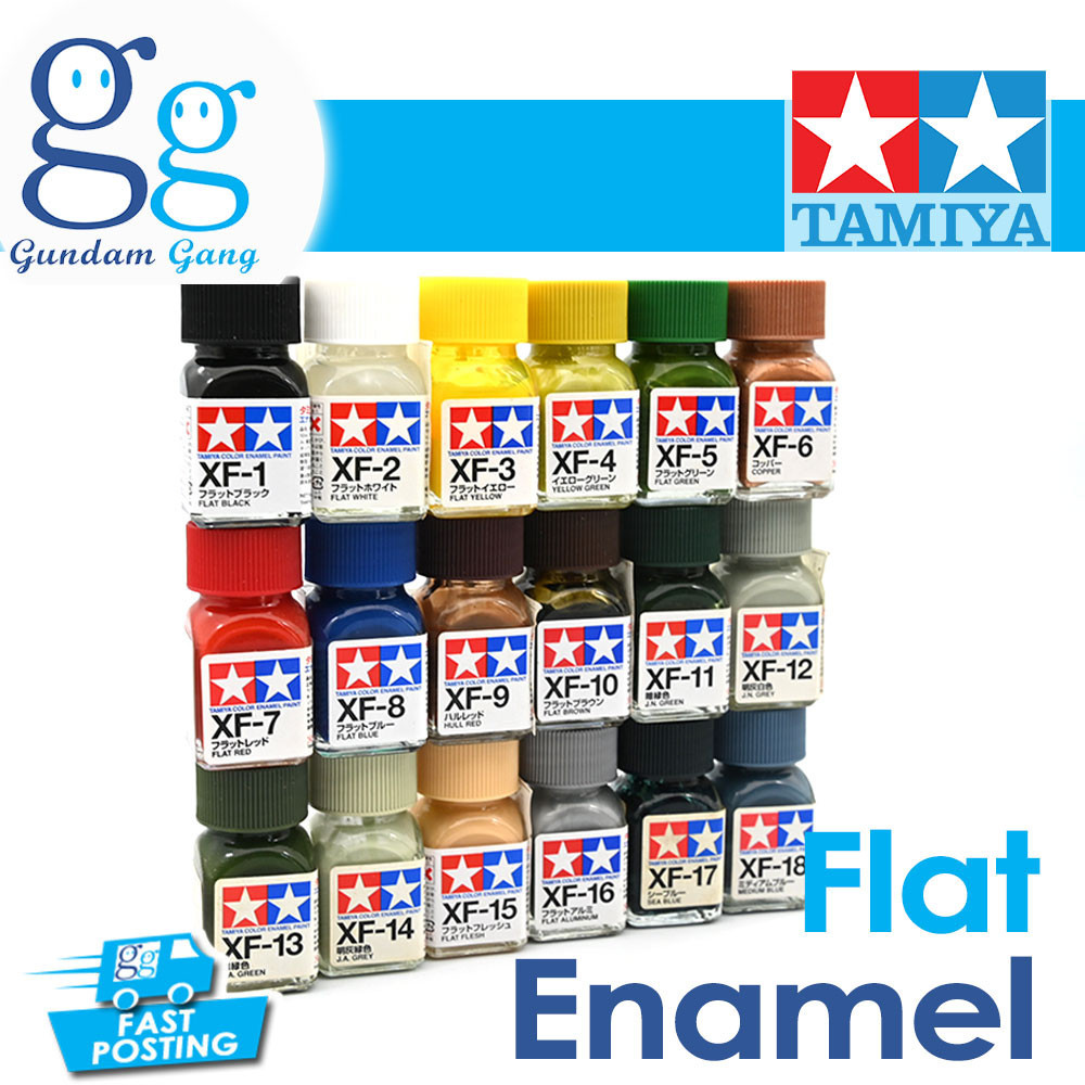 Tamiya Enamel Flat XF1 XF2 XF3 XF4 XF5 XG6 XF7 XF8 XF9 XF10 XF11 XF12 ...