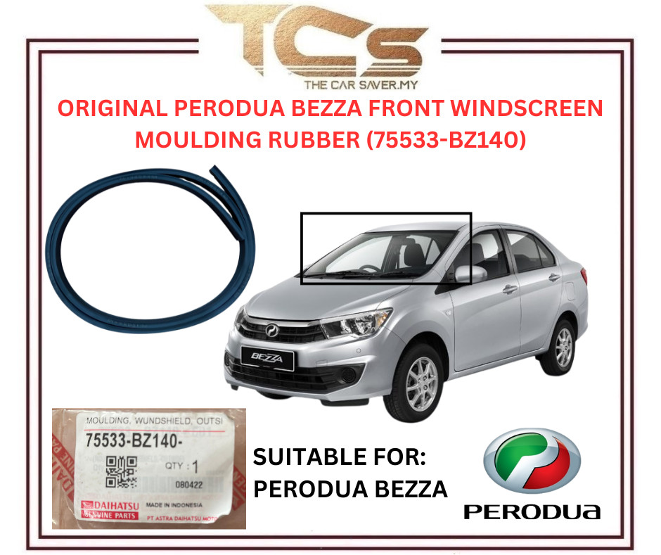PERODUA BEZZA FRONT WINDSCREEN MOULDING RUBBER (75533-BZ140) | Shopee ...