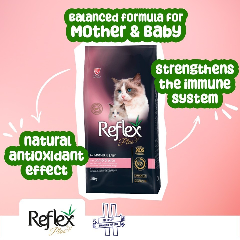 (Exp 04/2025) Reflex Cat Food 15kg (Reflex Plus/ Reflex High Quality ...