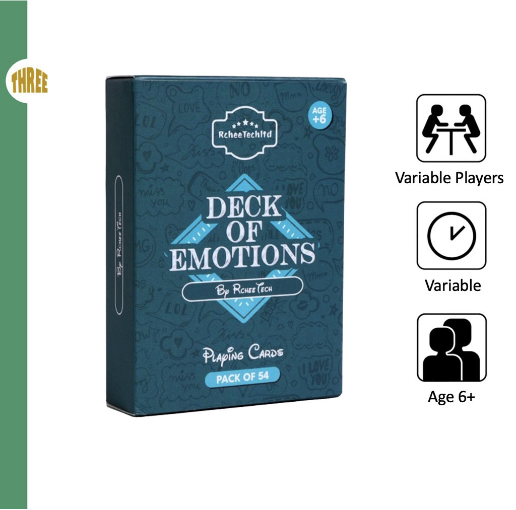 Deck of Emotions Card Game About Feelings & Emotions Strengthens ...