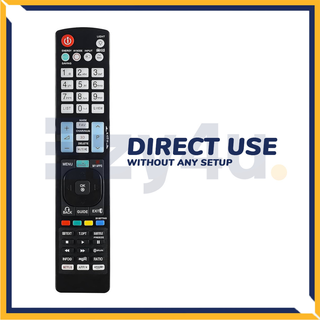 RM-L930 L930 L999V LG SMART TV REMOTE CONTROL NETFLIX AMAZON ALAT KAWALAN JAUH 遥控 | Shopee Malaysia