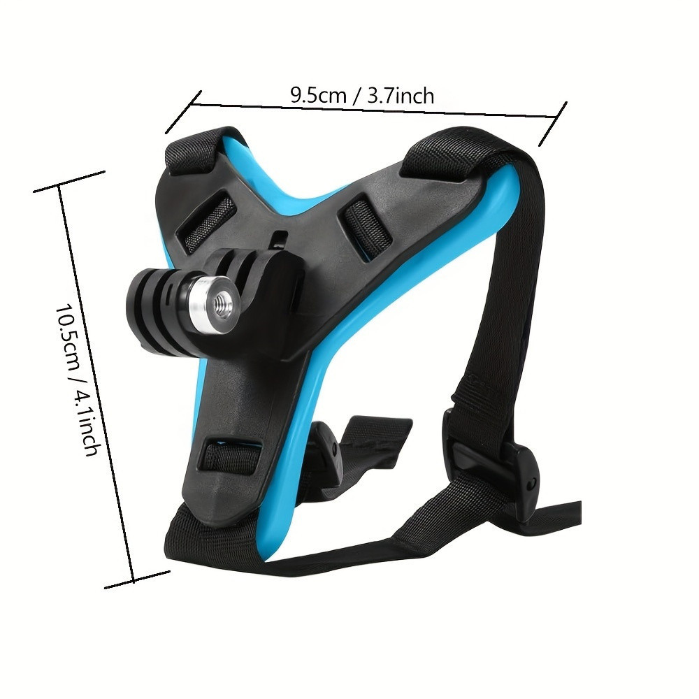 Motorcycle Helmet Chin Strap Mount For GoPro For Hero 12 11 10 9 8 7 6 5 Black DJI Osmo Insta360 ...