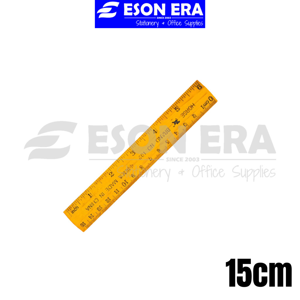 Wood Ruler 15cm / 30cm Pembaris Kayu Kuning Wooden Ruler | Shopee Malaysia