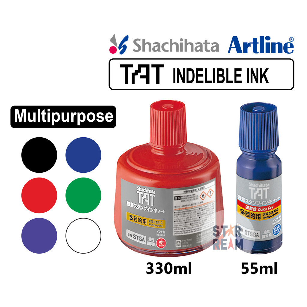 Artline TAT Refill Ink (Shachihata) Quick/Regular Dry (STSGA, STGA ...