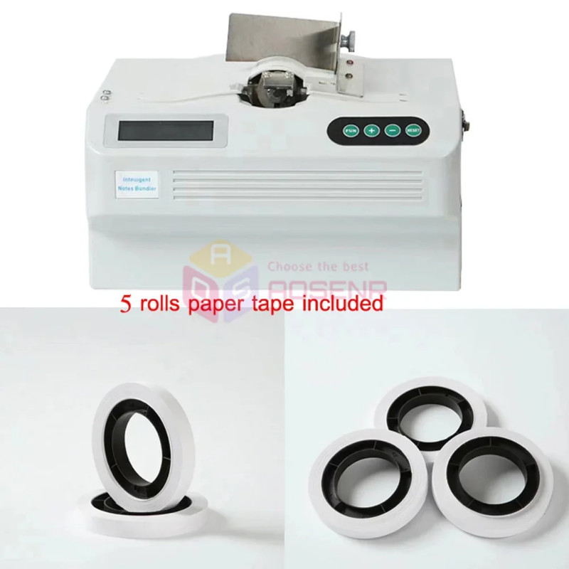 Intelligent Induction Banknote Strapping Machine Paper Tape Binding ...