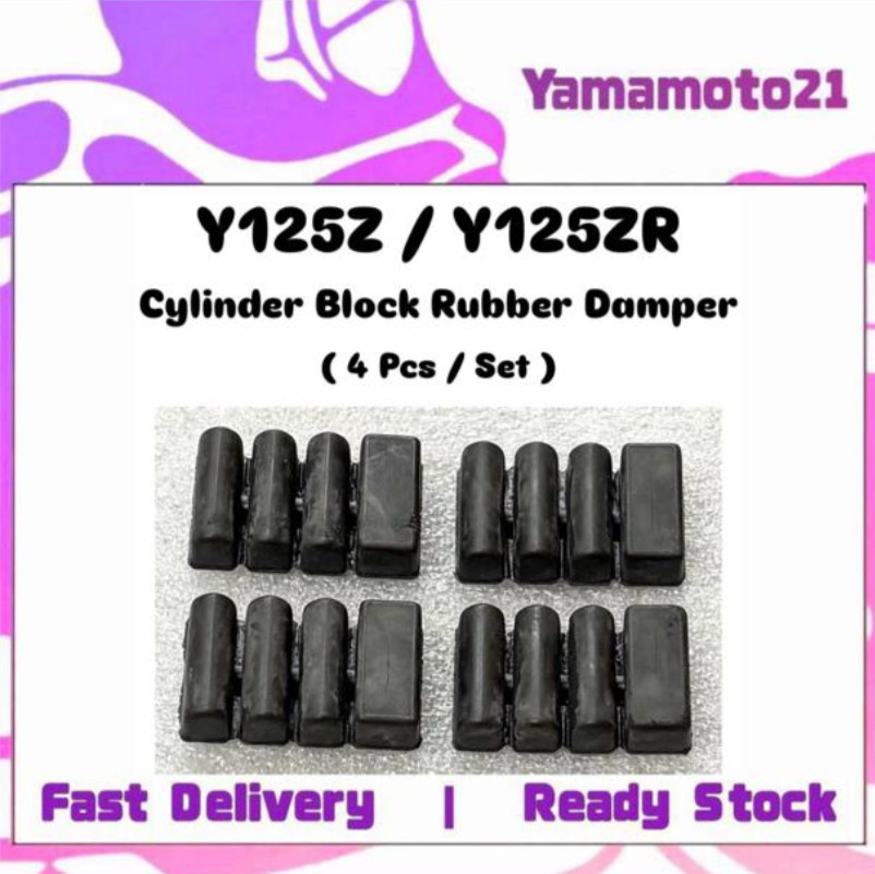 Yamaha Y125 Z ZR Y125Z Y125ZR 125Z 125ZR Cylinder Block Rubber Damper ...